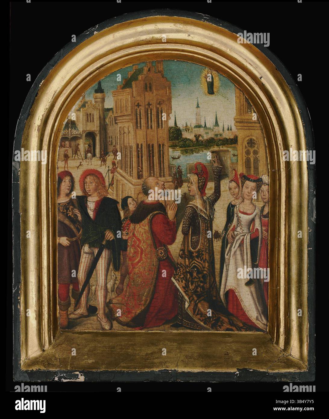 This painting from around 1480-1499 depicts the Roman Emperor Augustus ...