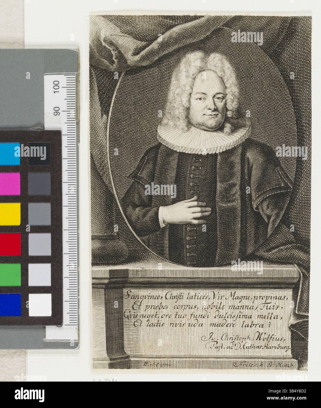 This portrait of Erdmann Neumeister, created by Fritzsch and Wahl, is a ...