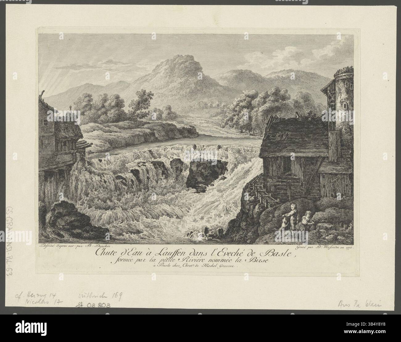 This etching print, created in 1774 by Balthasar Anton Dunker and ...
