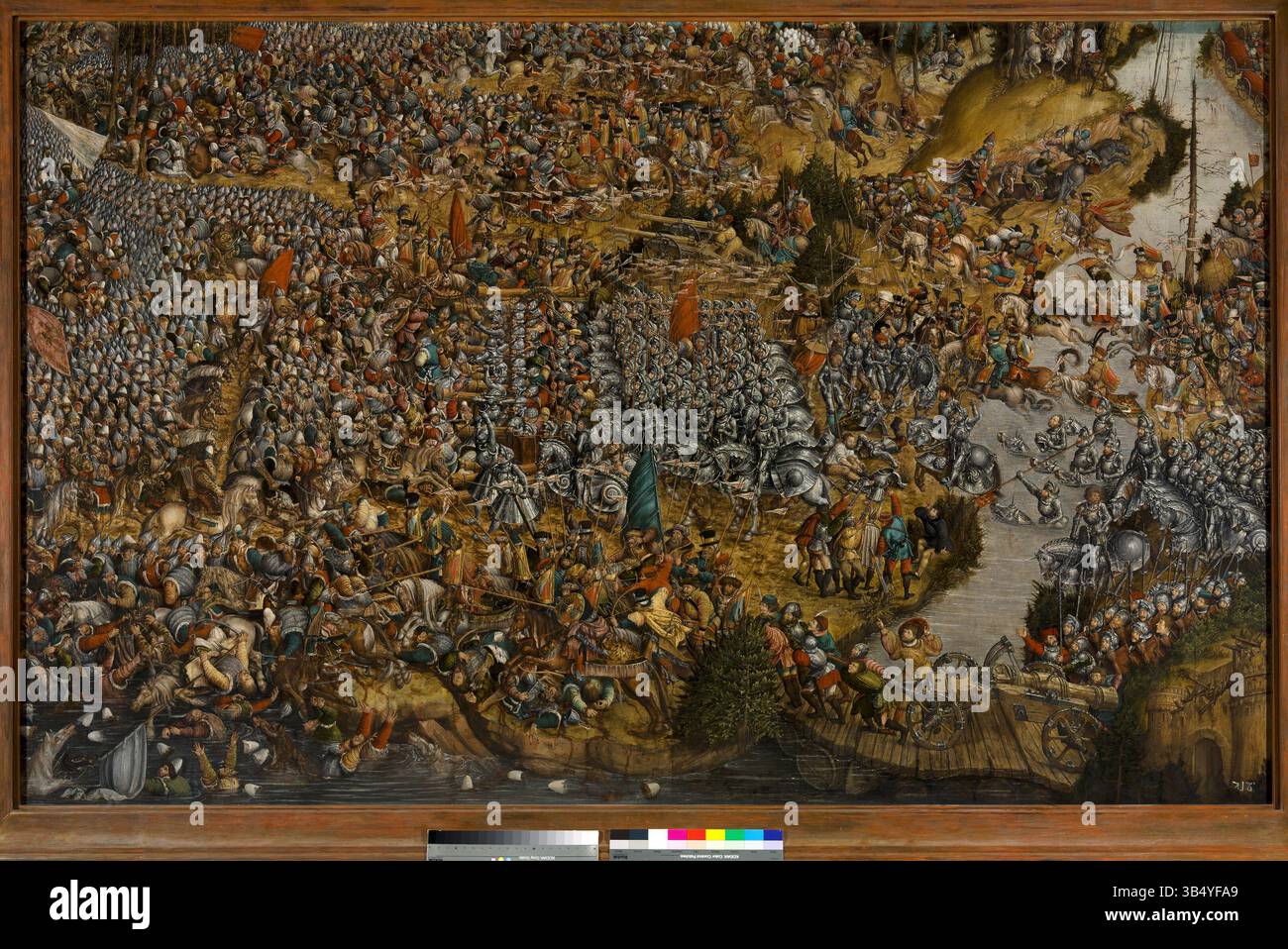 The Battle of Orsha, painted around 1524-1530, depicts the clash ...