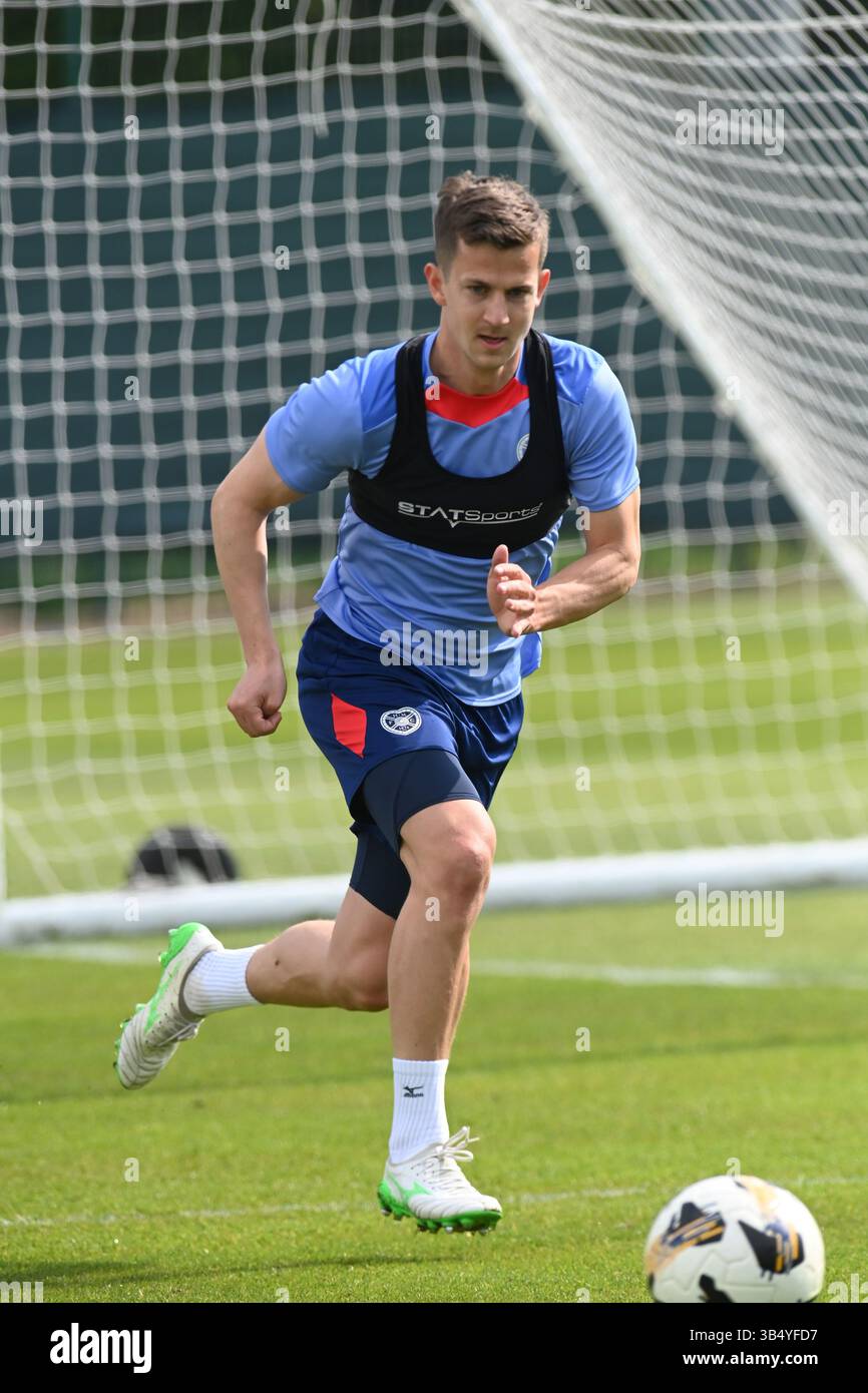 Oriam Sports Centre Edinburgh.Scotland.UK 1st May 2025 Hearts Sander ...