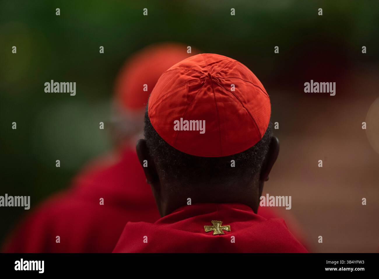Cardinals attend mass on the fifth day of the "Novendiali," nine days ...
