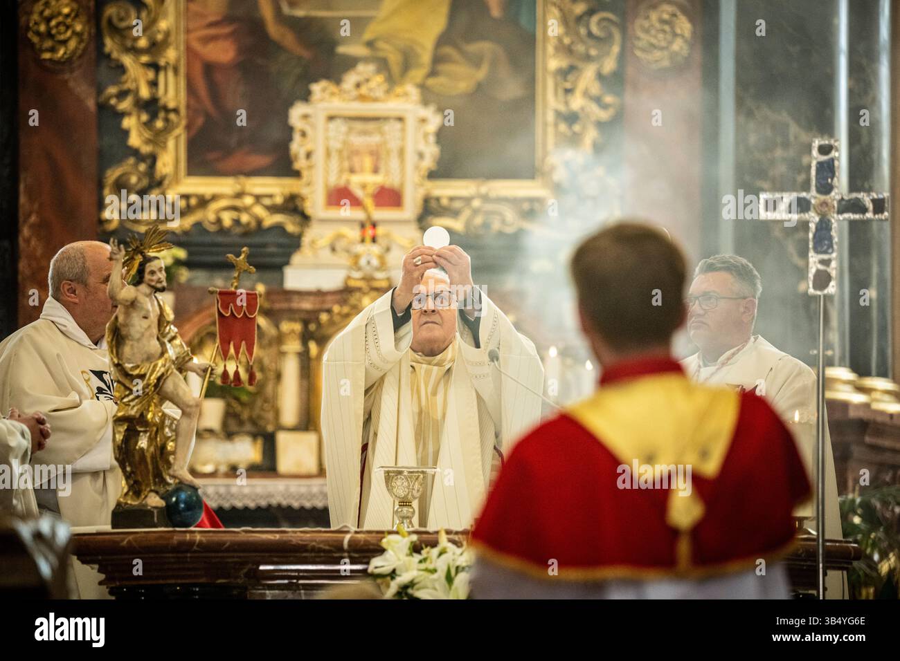 Holy Mass celebrated by Bishop Jan Baxant (pictured) in Basilica of St ...