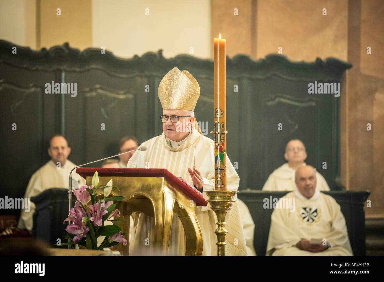 Holy Mass celebrated by Bishop Jan Baxant (pictured) in Basilica of St ...