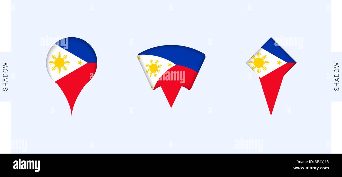 Philippines Map Markers Set. Perfect for projects related to ...