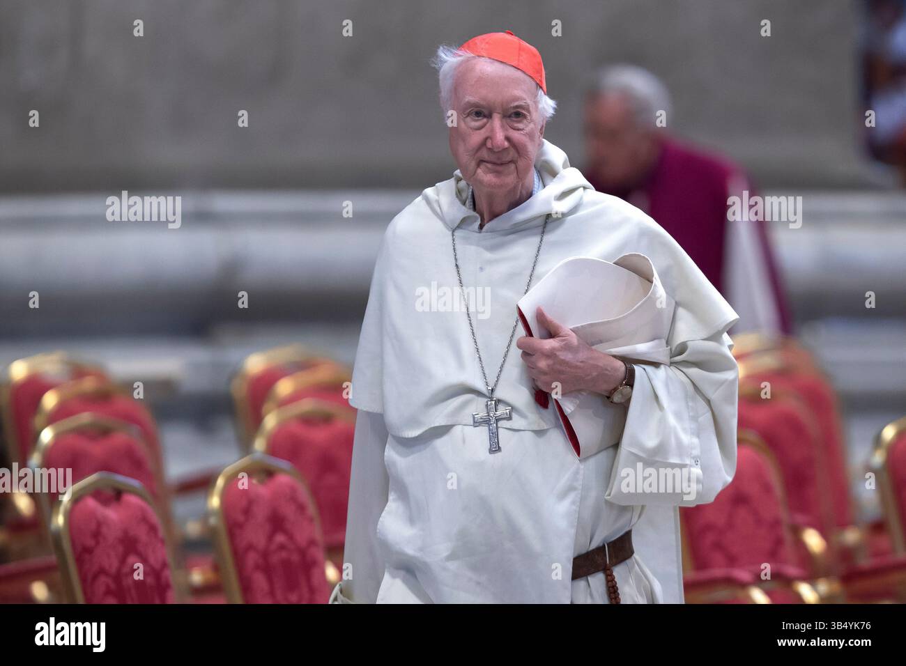 Cardinal Timothy Peter Joseph Radcliffe arrives for a mass on the fifth ...