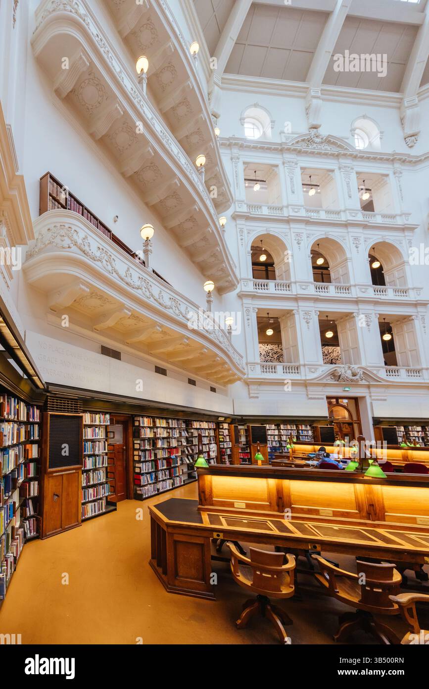 State Library of Victoria in Melbourne Stock Photo - Alamy