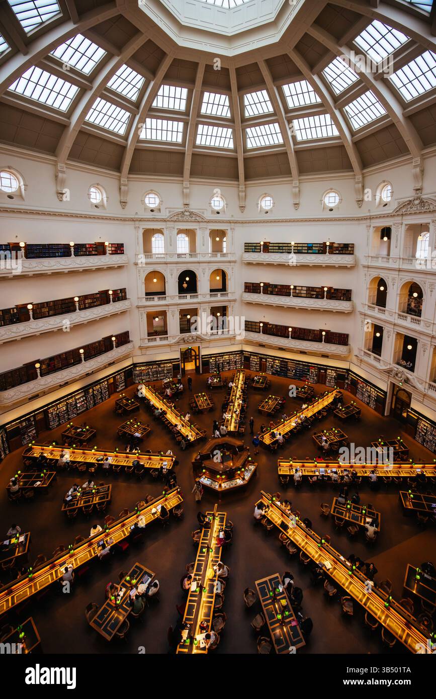State Library of Victoria in Melbourne Stock Photo - Alamy