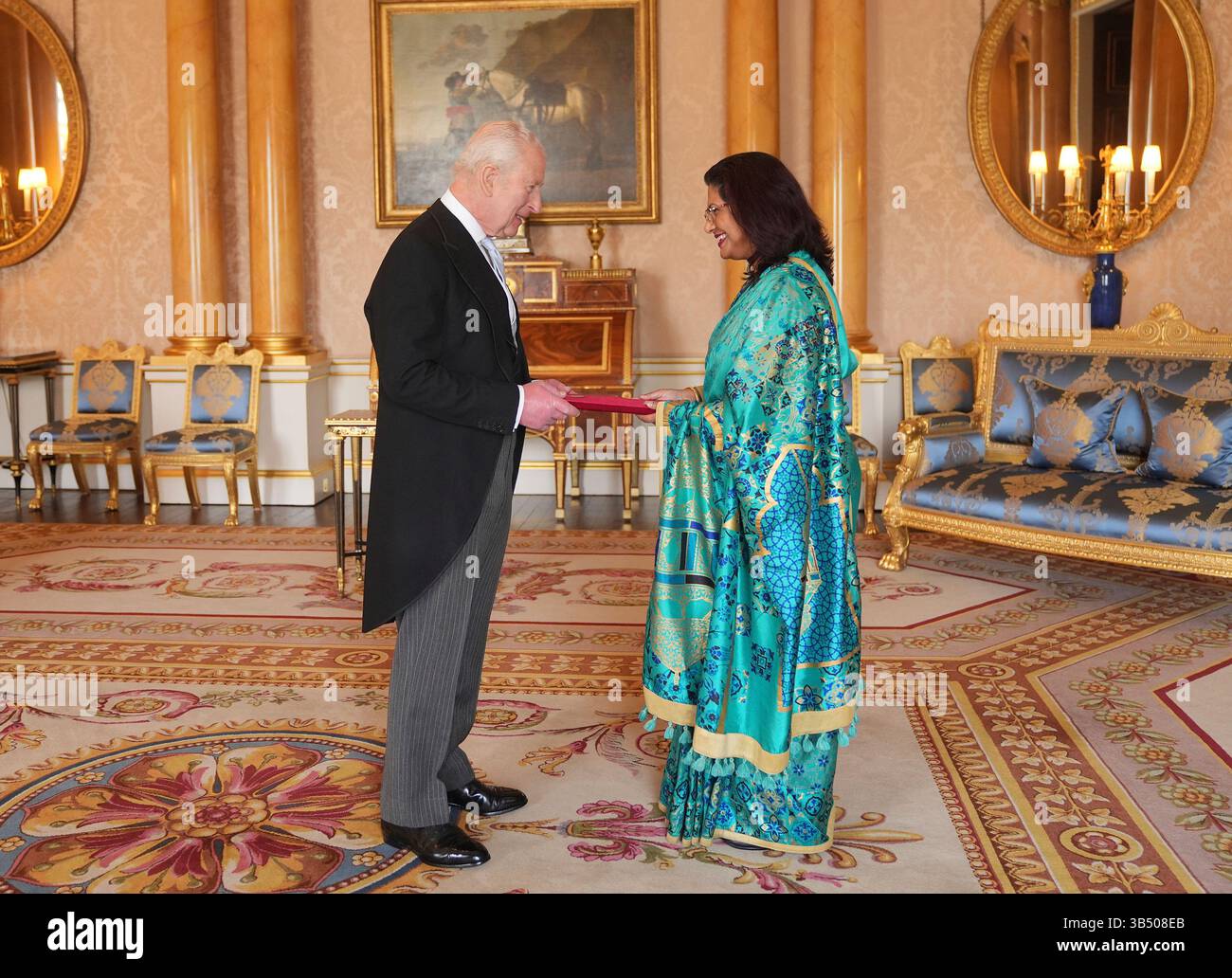 The High Commissioner for Bangladesh, Abida Islam, presents his ...