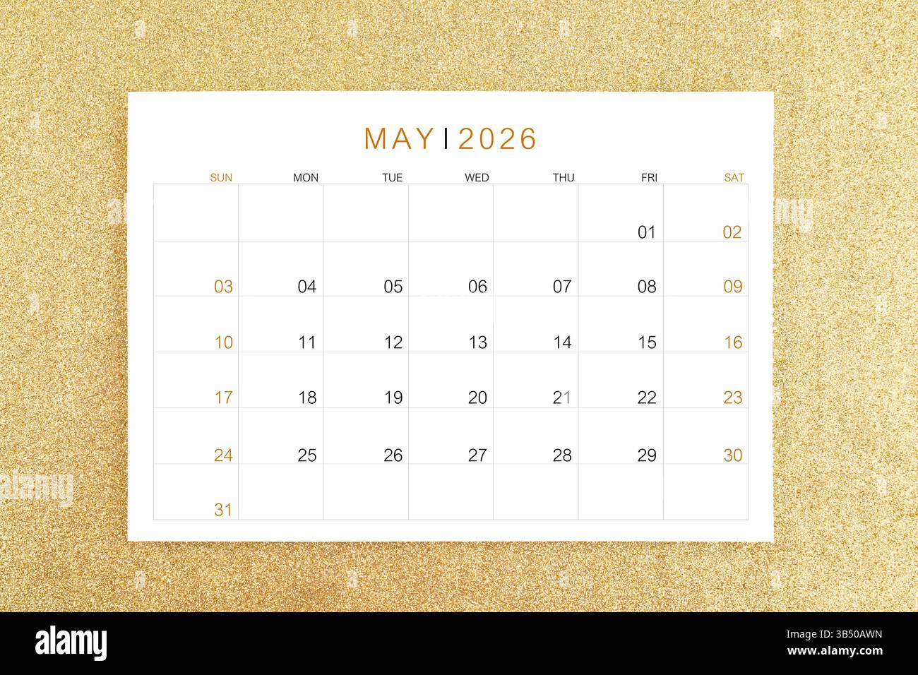 May 2026 card calendar hi-res stock photography and images - Alamy