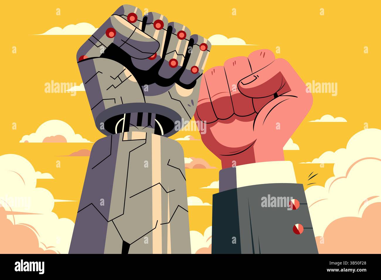Solidarity symbolism Stock Vector Images - Alamy