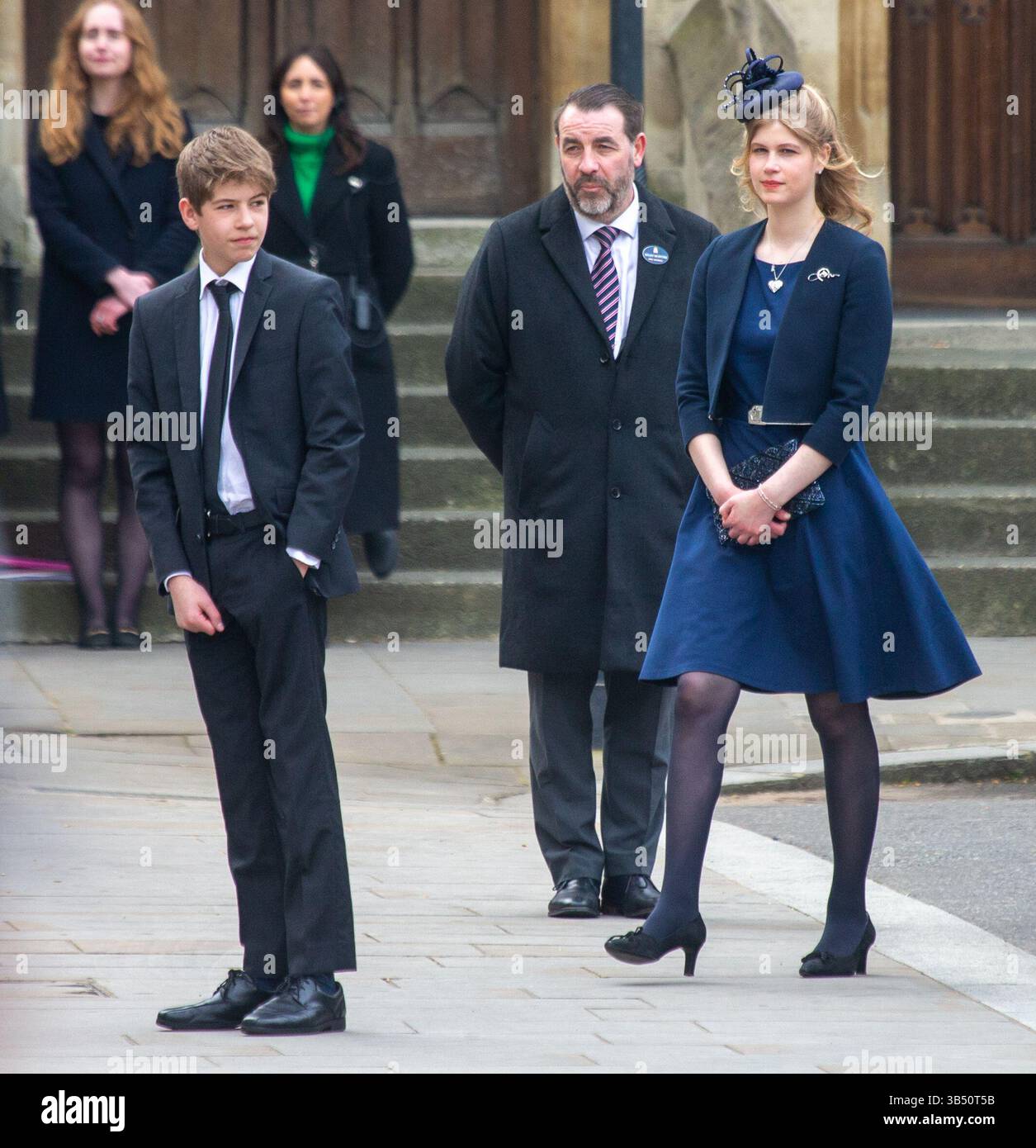 Lady louise mountbatten windsor james mountbatten windsor hi-res stock ...
