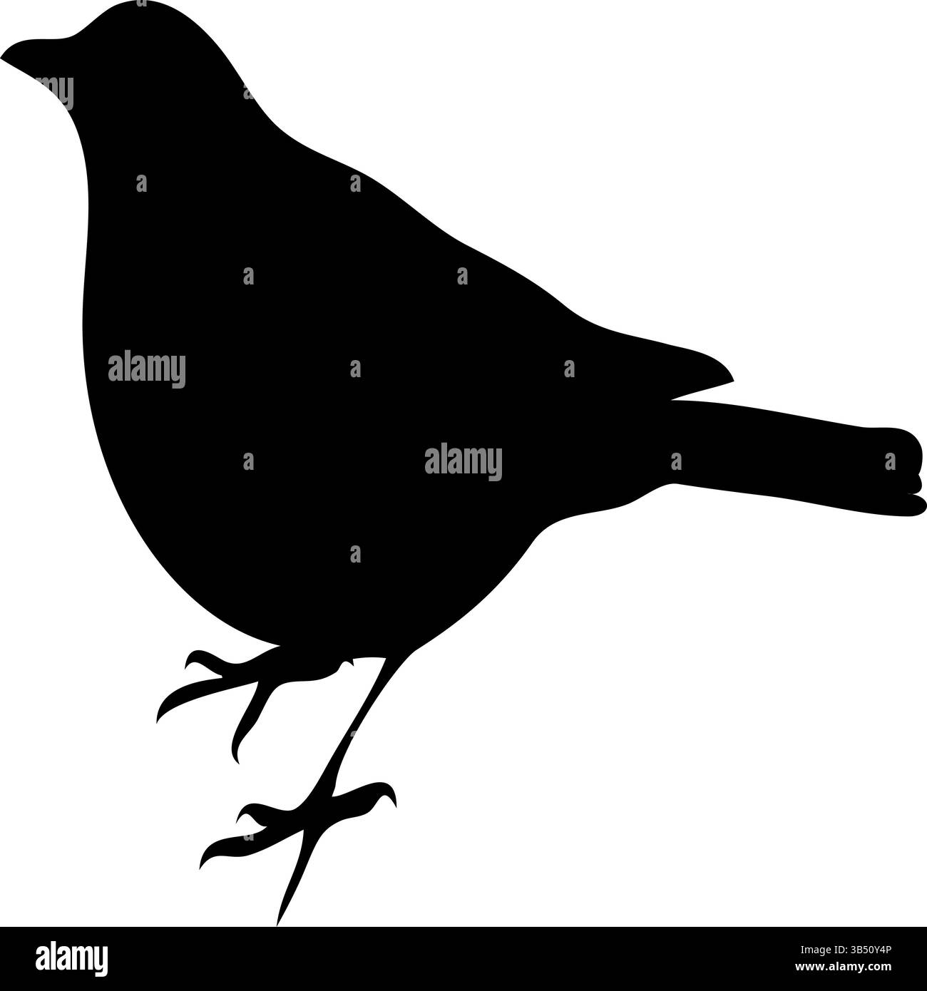 Bird gift illustration vector Cut Out Stock Images & Pictures - Alamy