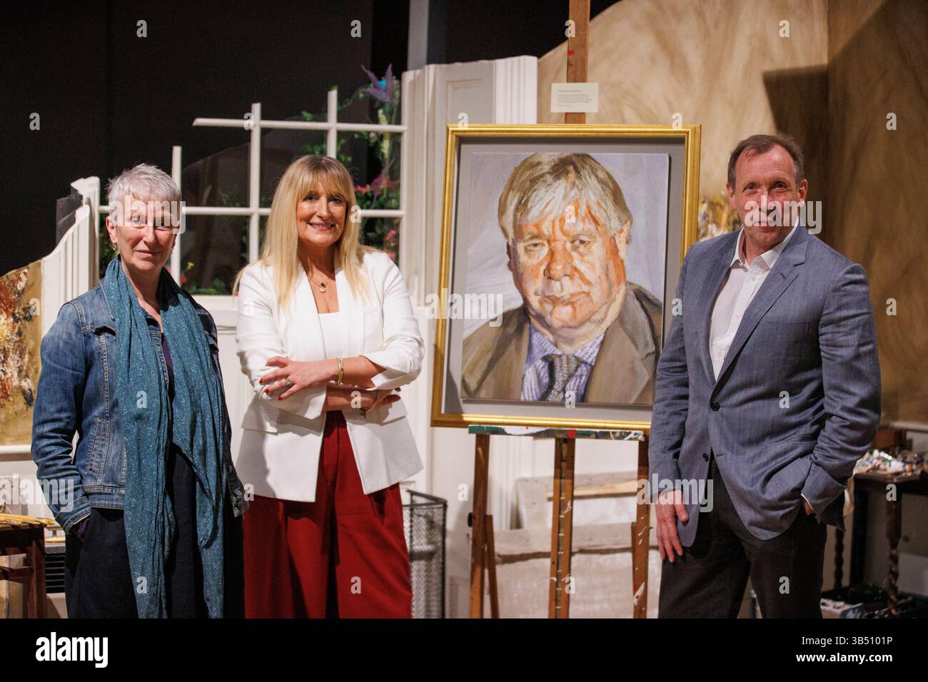 (left to right) Curator of the Victoria and Albert Museum's Lucian ...