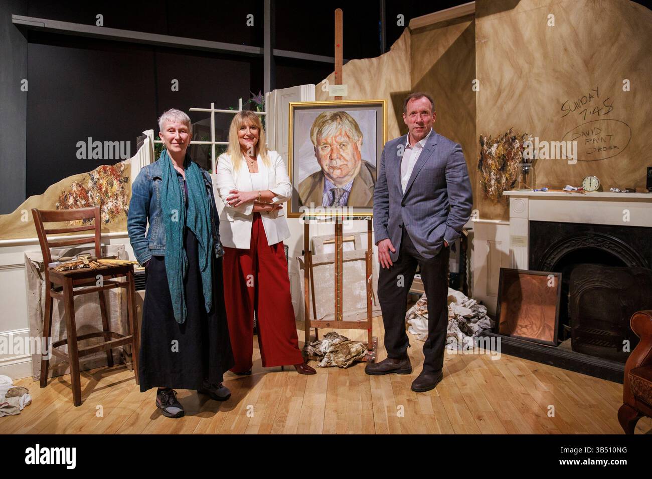 (left to right) Curator of the Victoria and Albert Museum's Lucian ...