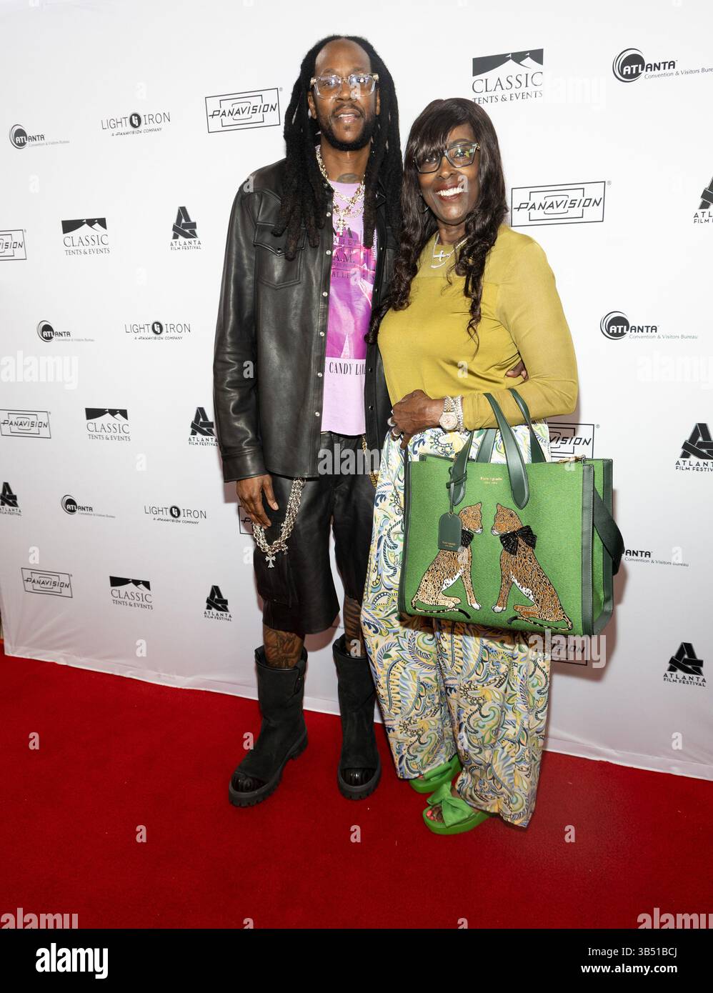 Atlanta, USA. 30th Apr, 2025. 2 Chainz speaks at the Atlanta Film ...