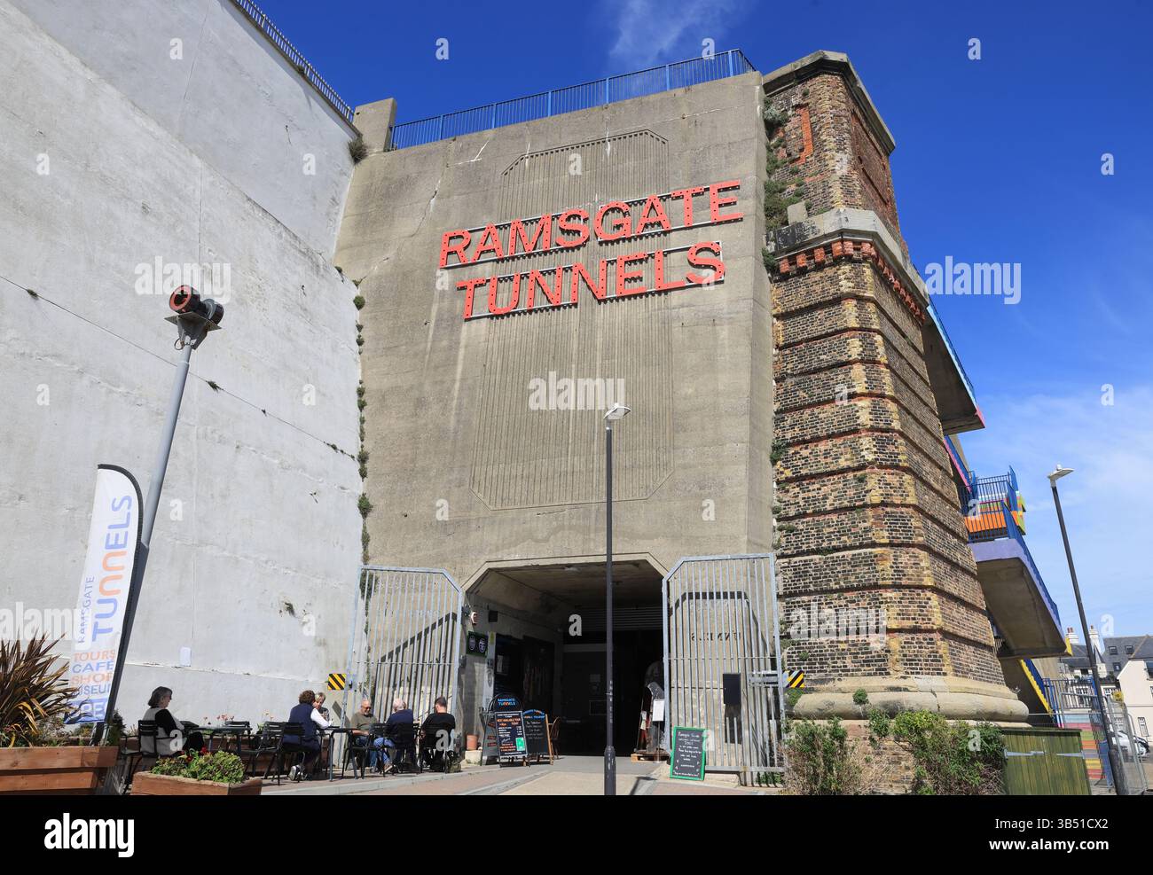 Ramsgate Tunnels, now a tourist attraction, formerly a train line ...