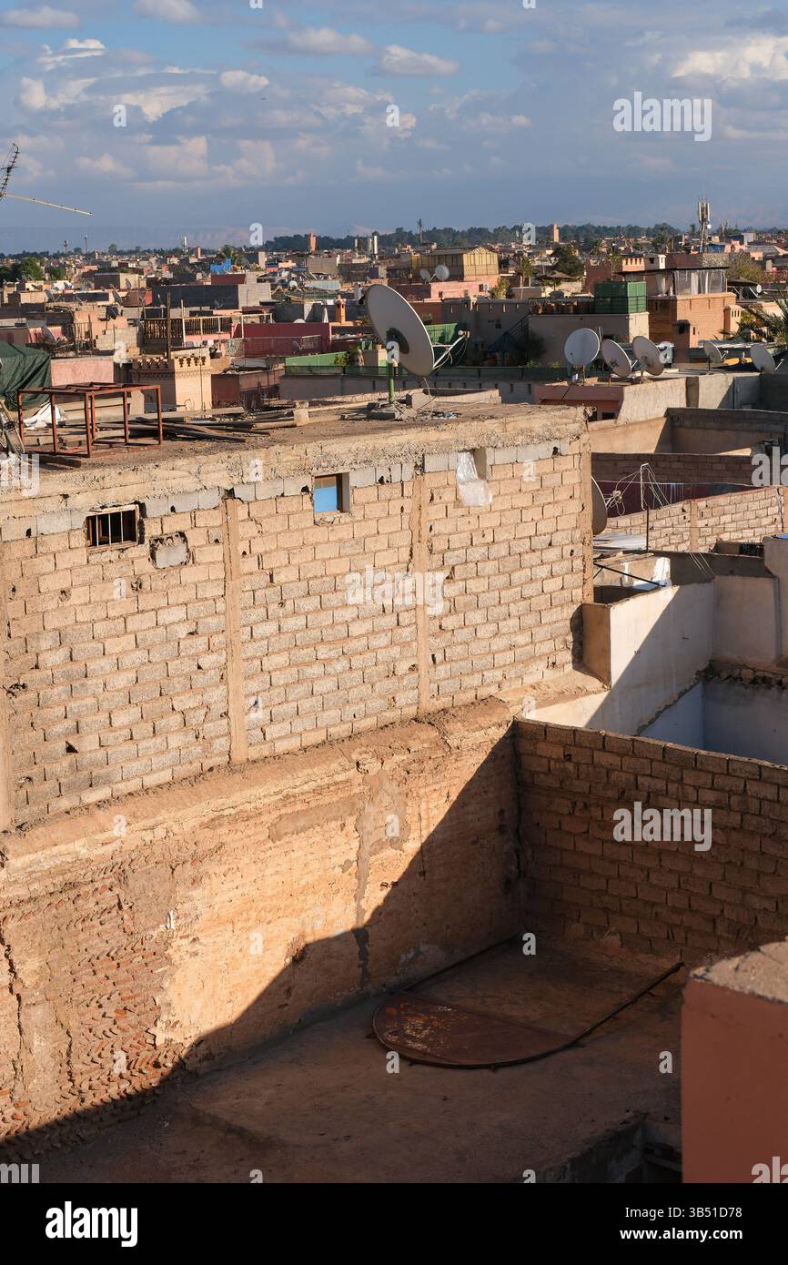 01 Jan 2025 - Marrakesh, Morocco - A view over the rooftops of ...