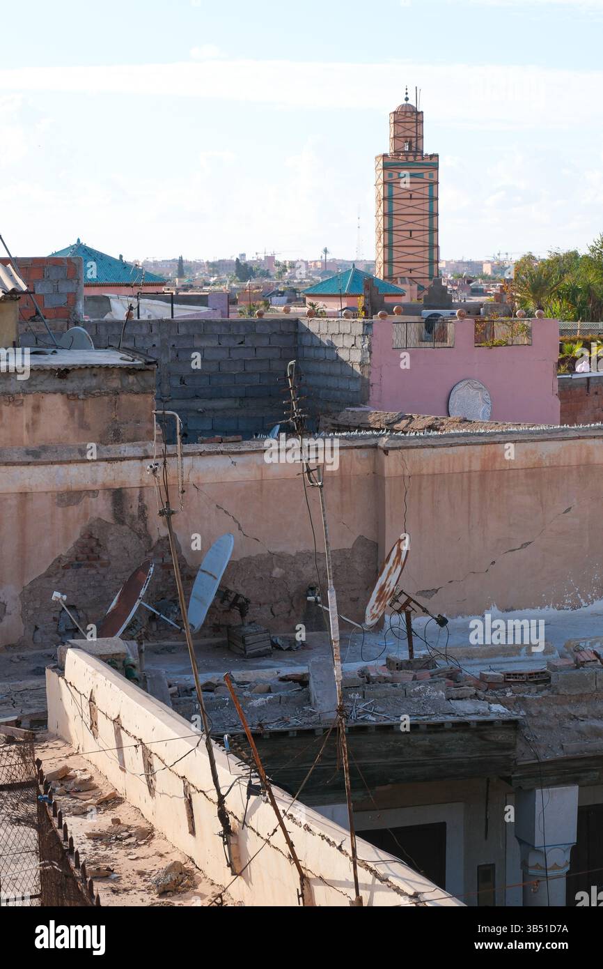 01 Jan 2025 - Marrakesh, Morocco - A view over the rooftops of ...