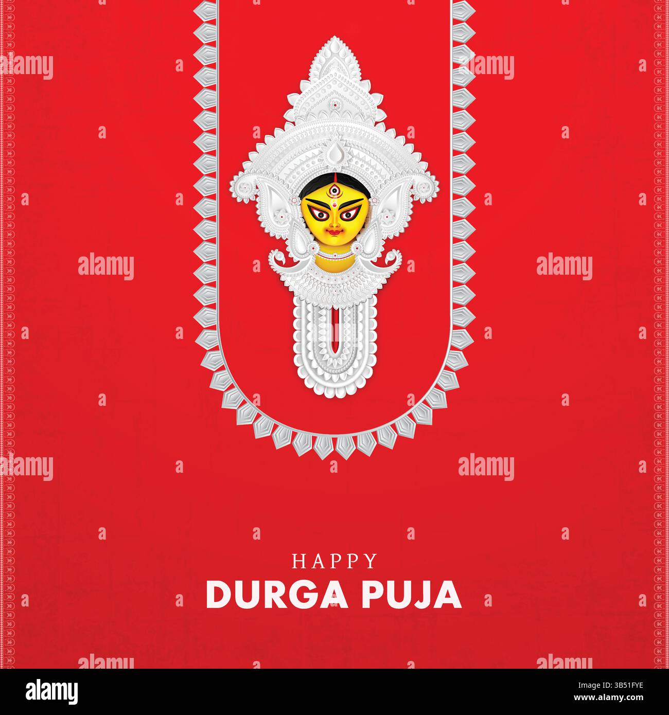 Durga Puja Poster Stock Vector Image & Art - Alamy
