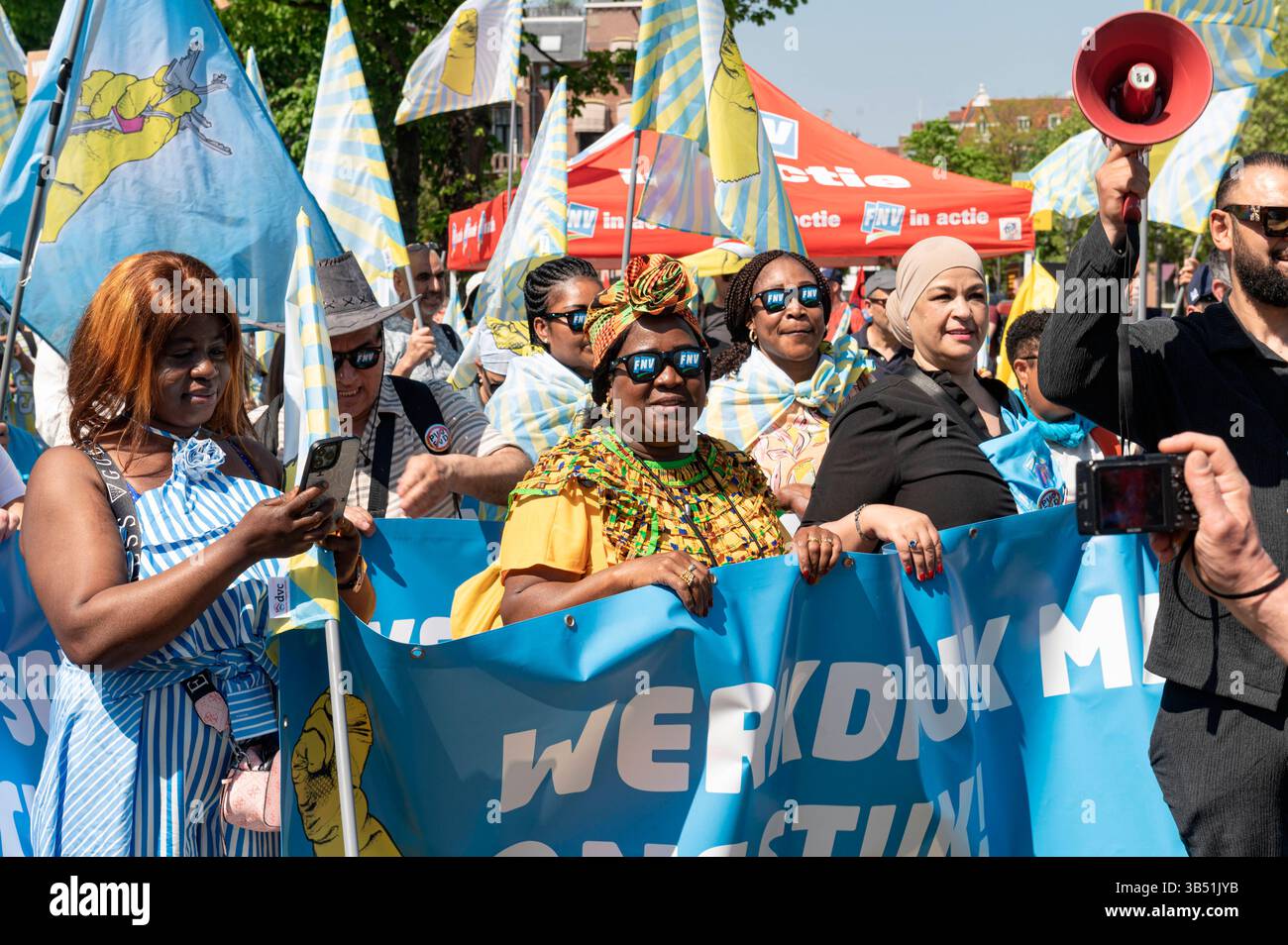 Amsterdam The Netherlands 1st May 2025 Dag van de Arbeid - Labour Day ...