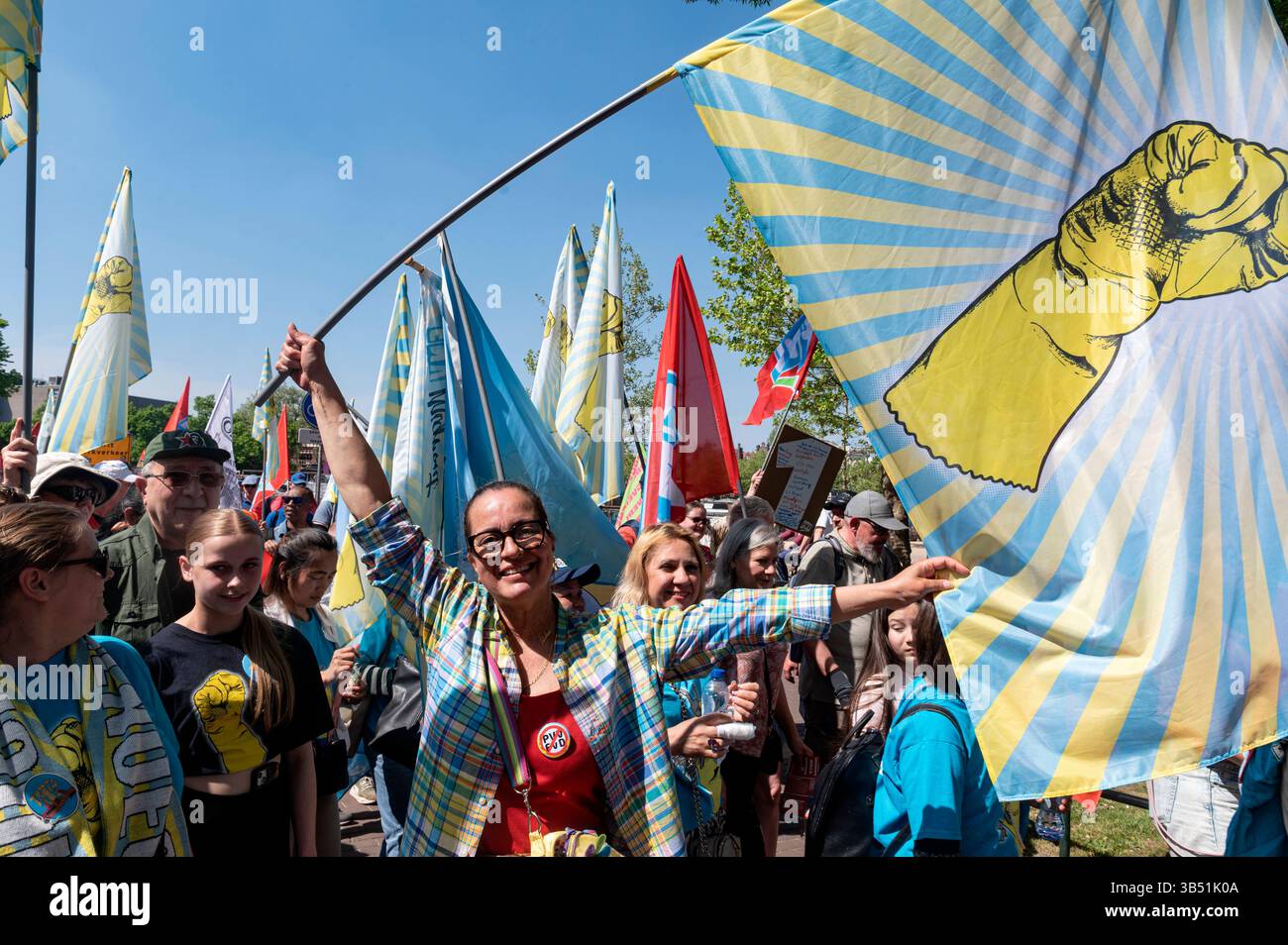 Amsterdam The Netherlands 1st May 2025 Dag van de Arbeid - Labour Day ...