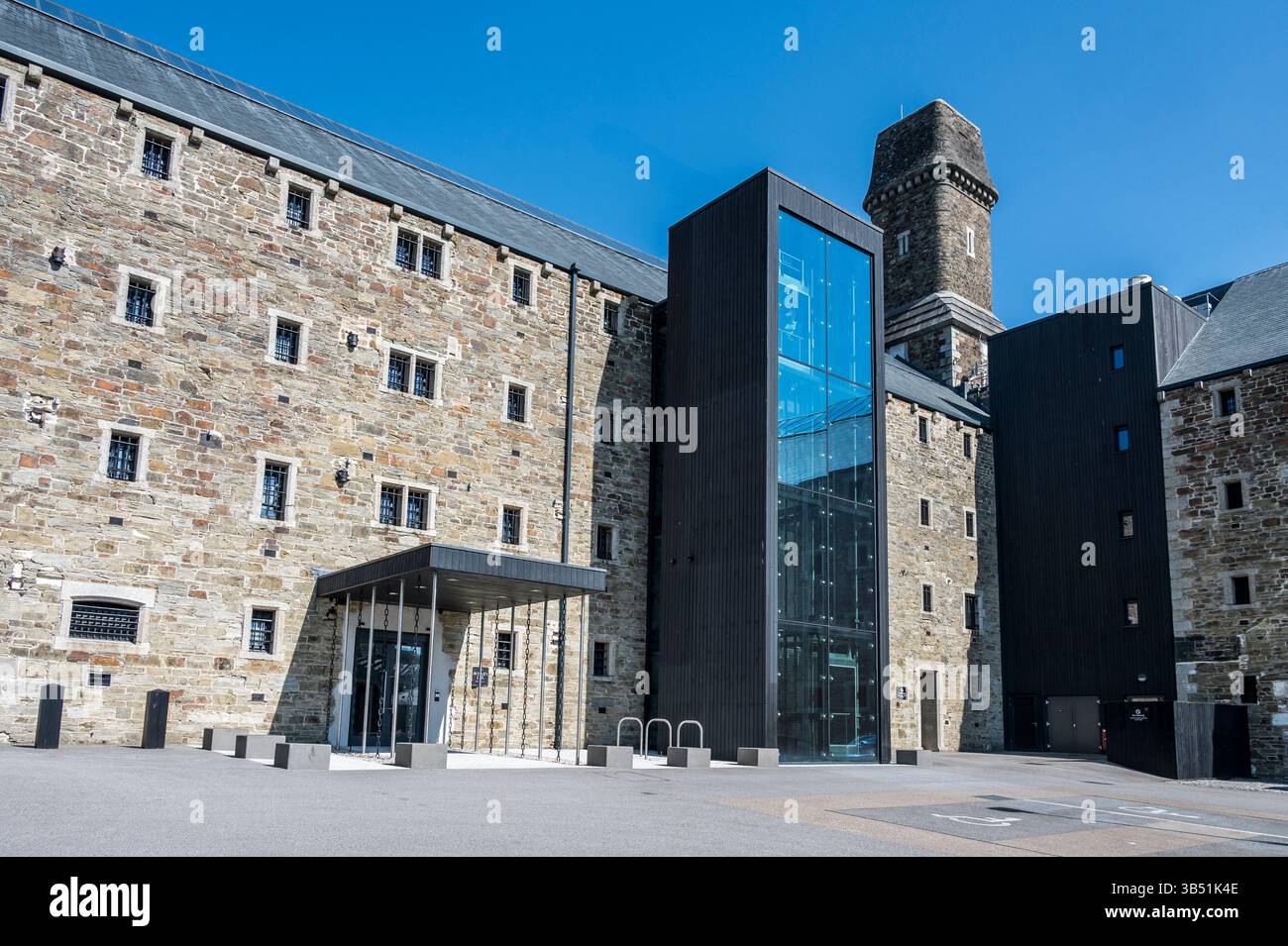 The image is of the notorious Georgian and Victorian era Bodmin Jail in ...