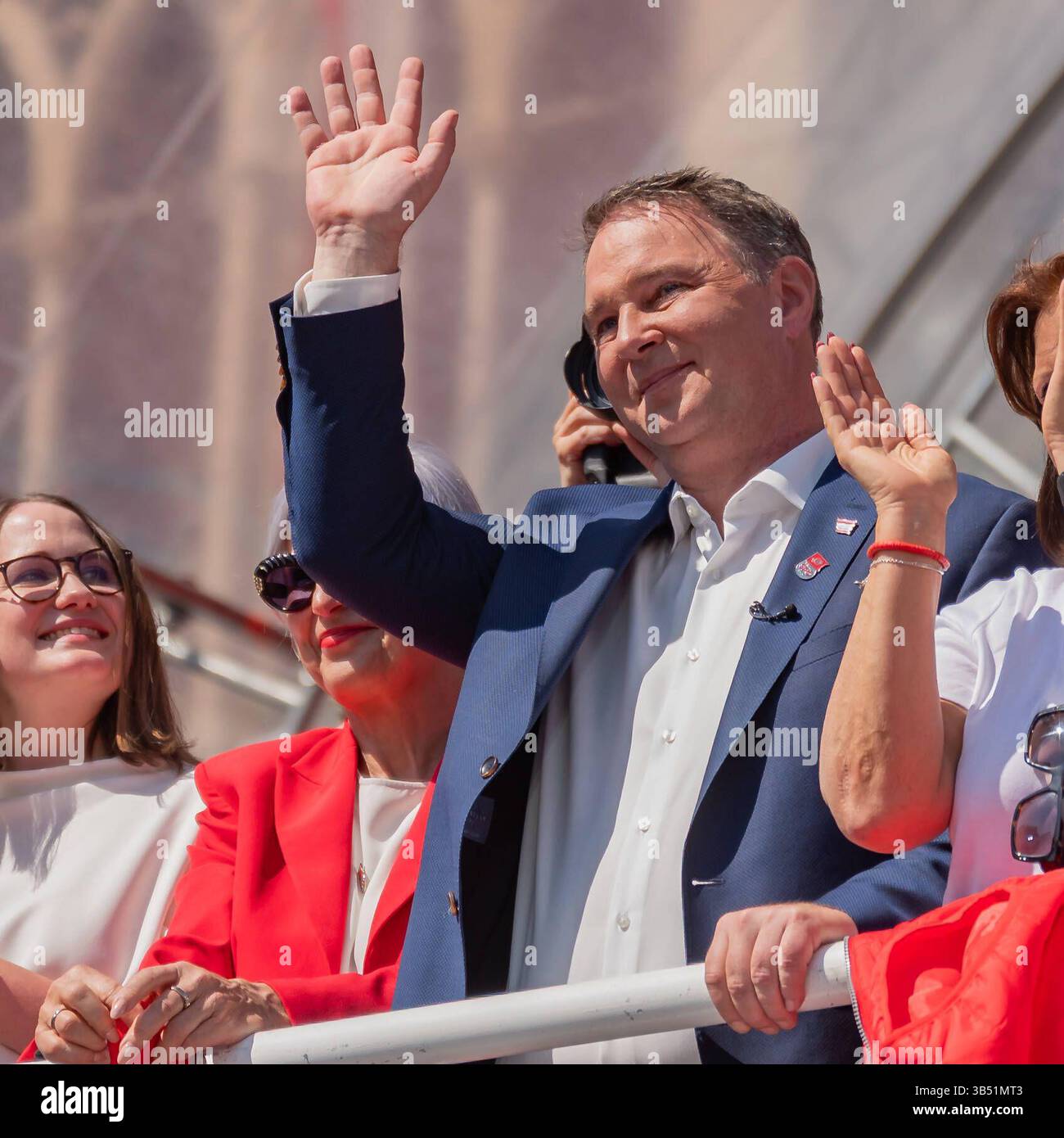 20250501 1. Mai-Kundgebung der SPOe Wien WIEN, OESTERREICH - 01. MAI ...