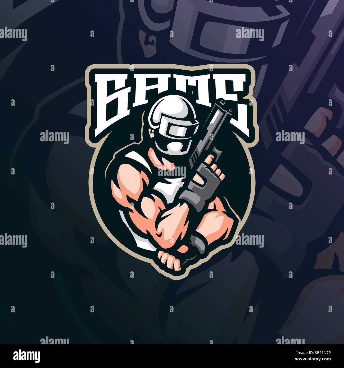 Shooter game boy Stock Vector Images - Alamy