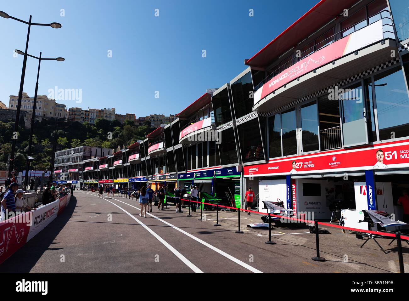 Paddock ambiance during the Monaco ePrix, 6th and 7th round of the 2024 ...