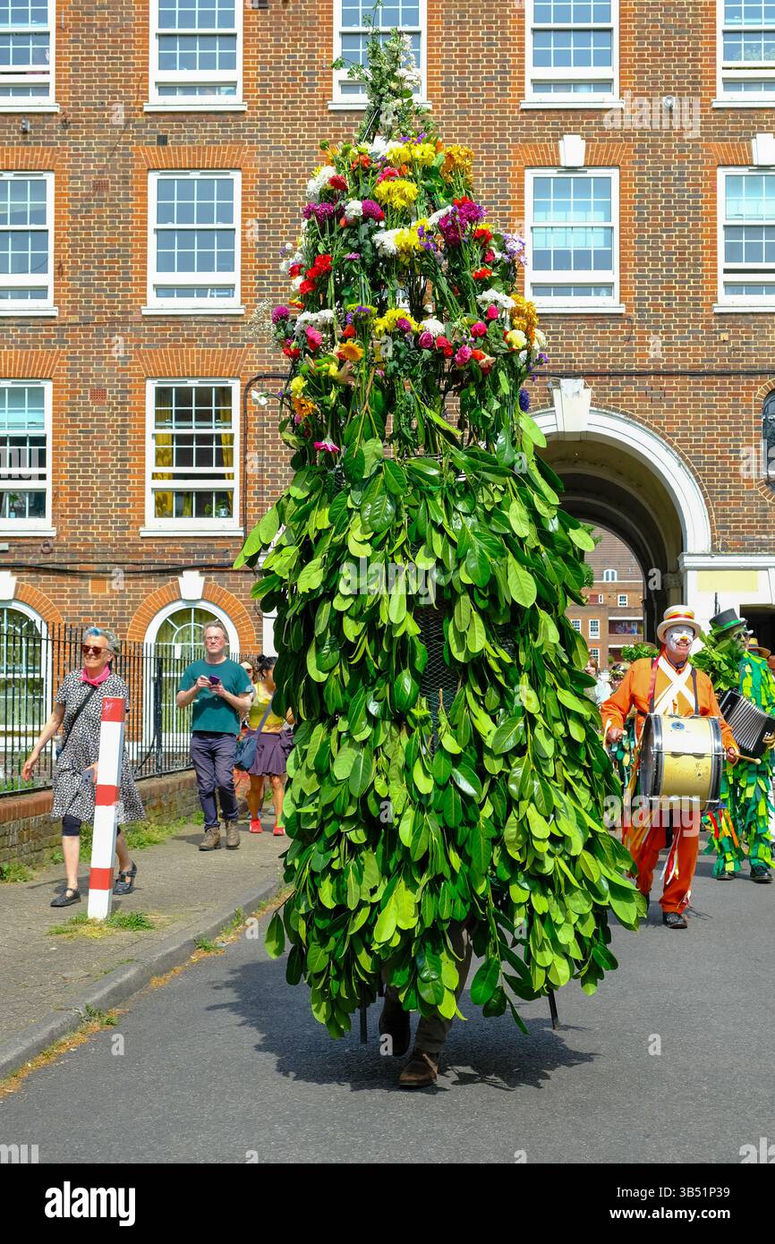 London, UK. 1st May, 2025. The Fowlers Troop Deptford Jack in the Green ...