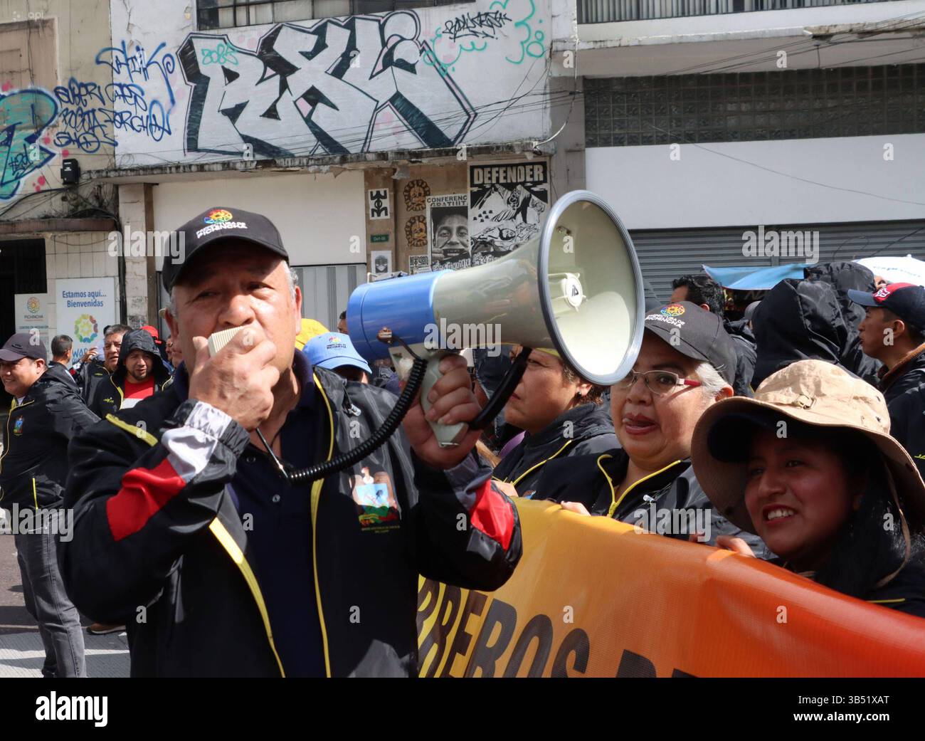 QUITO MARCHA 1 DE MAYO Quito, Thursday, May 1, 2025 Trade Union and ...