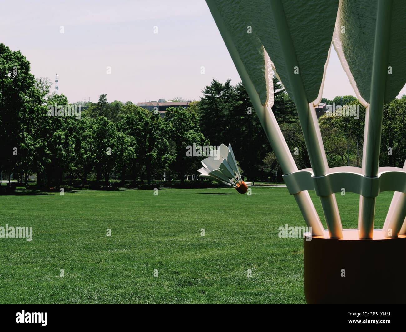 Kansas City, Missouri - April 29, 2025: Spring in the Outdoor Sculpture ...