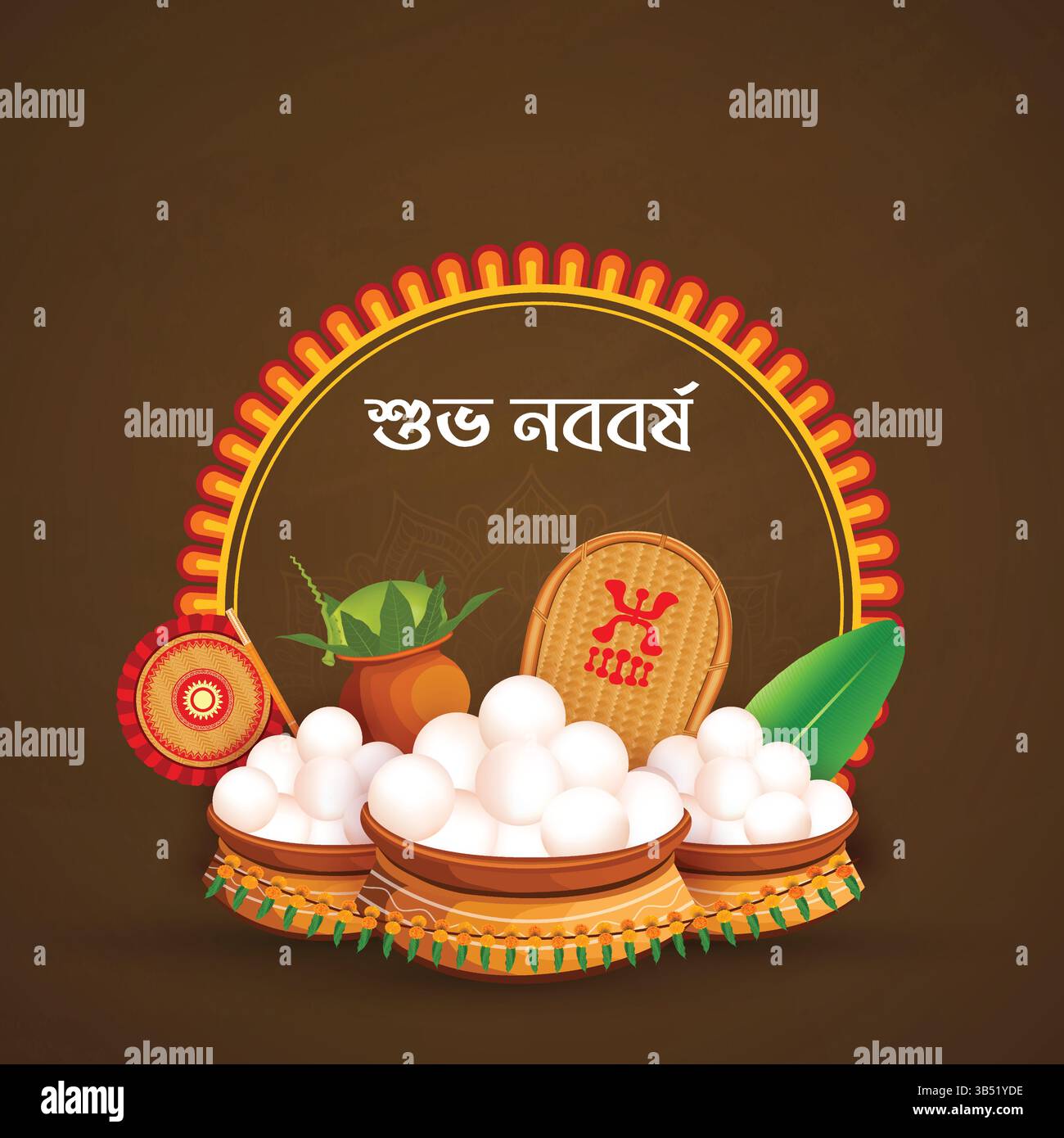 Pohela Boishakh Poster | Subho Nababarsha Poster, Bengali New Year ...
