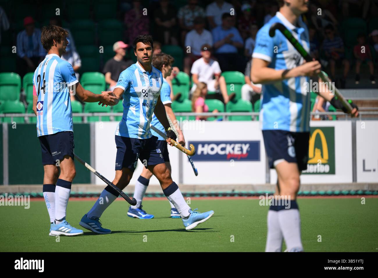 Waterloo, Belgium. 01st May, 2025. Gantoise's Alexander Hendrickx ...