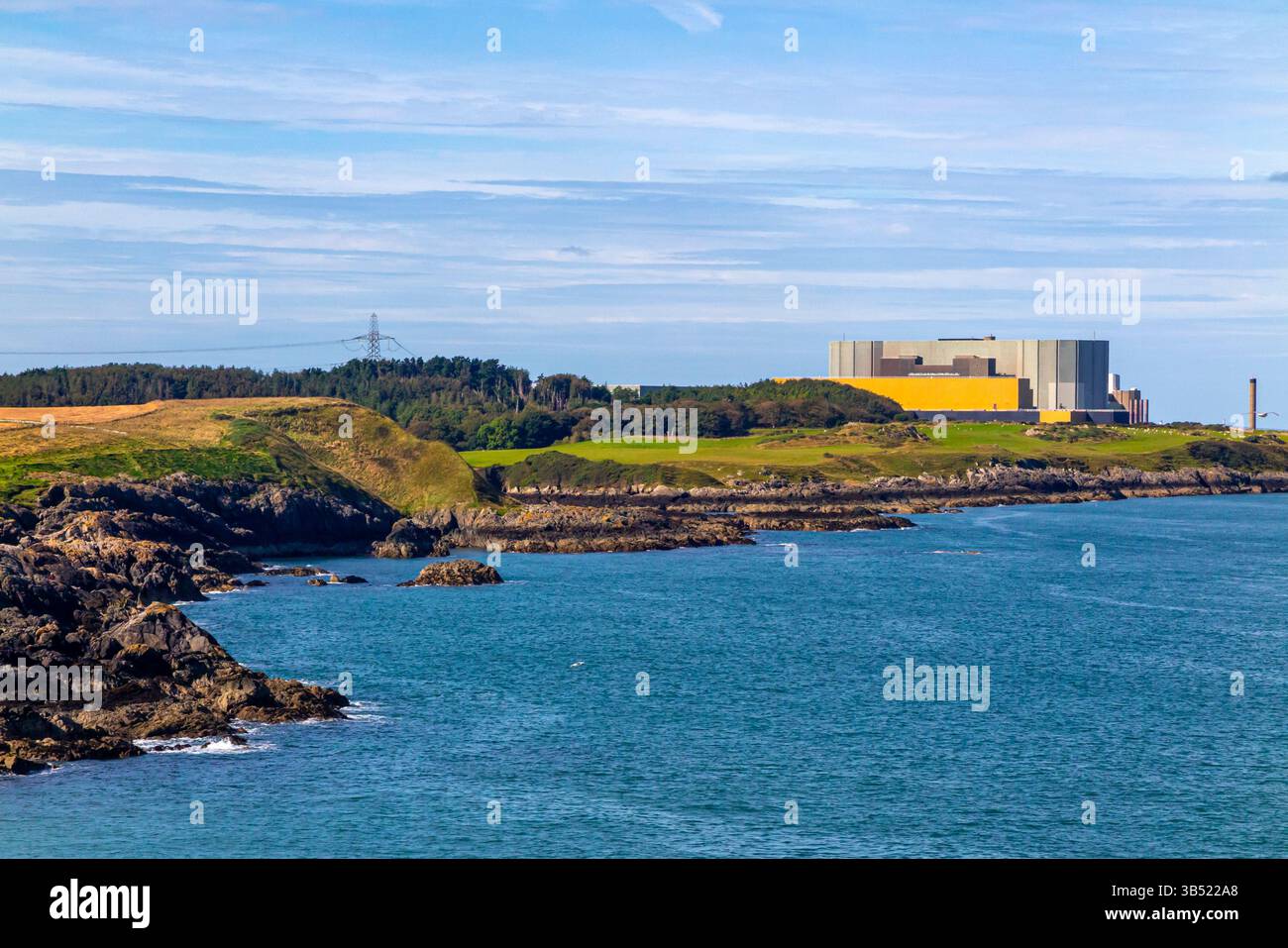 Wylfa nuclear power station a decommissioned Magnox station on the ...