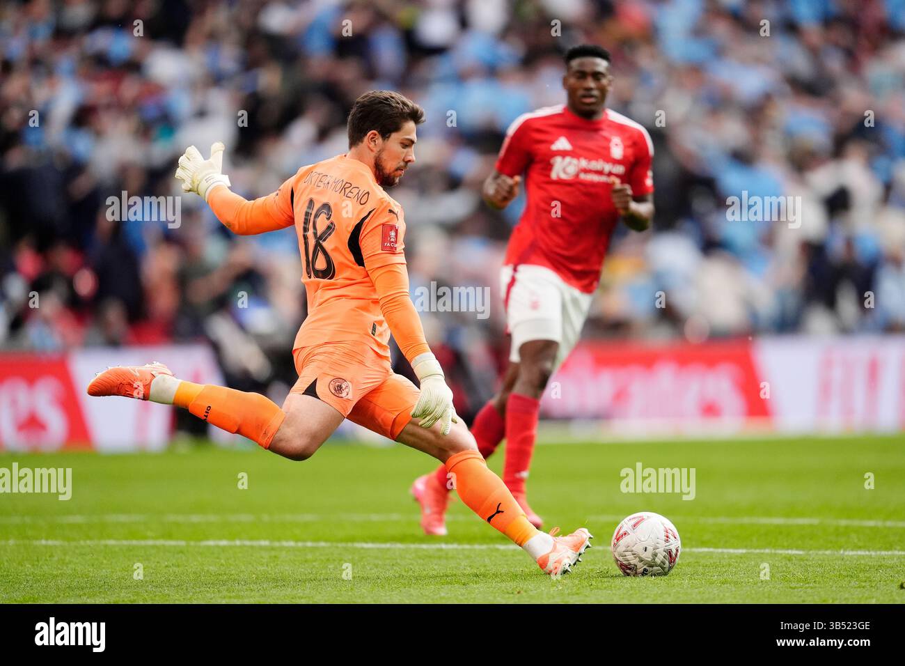 Manchester City goalkeeper Stefan Ortega during the Emirates FA Cup ...