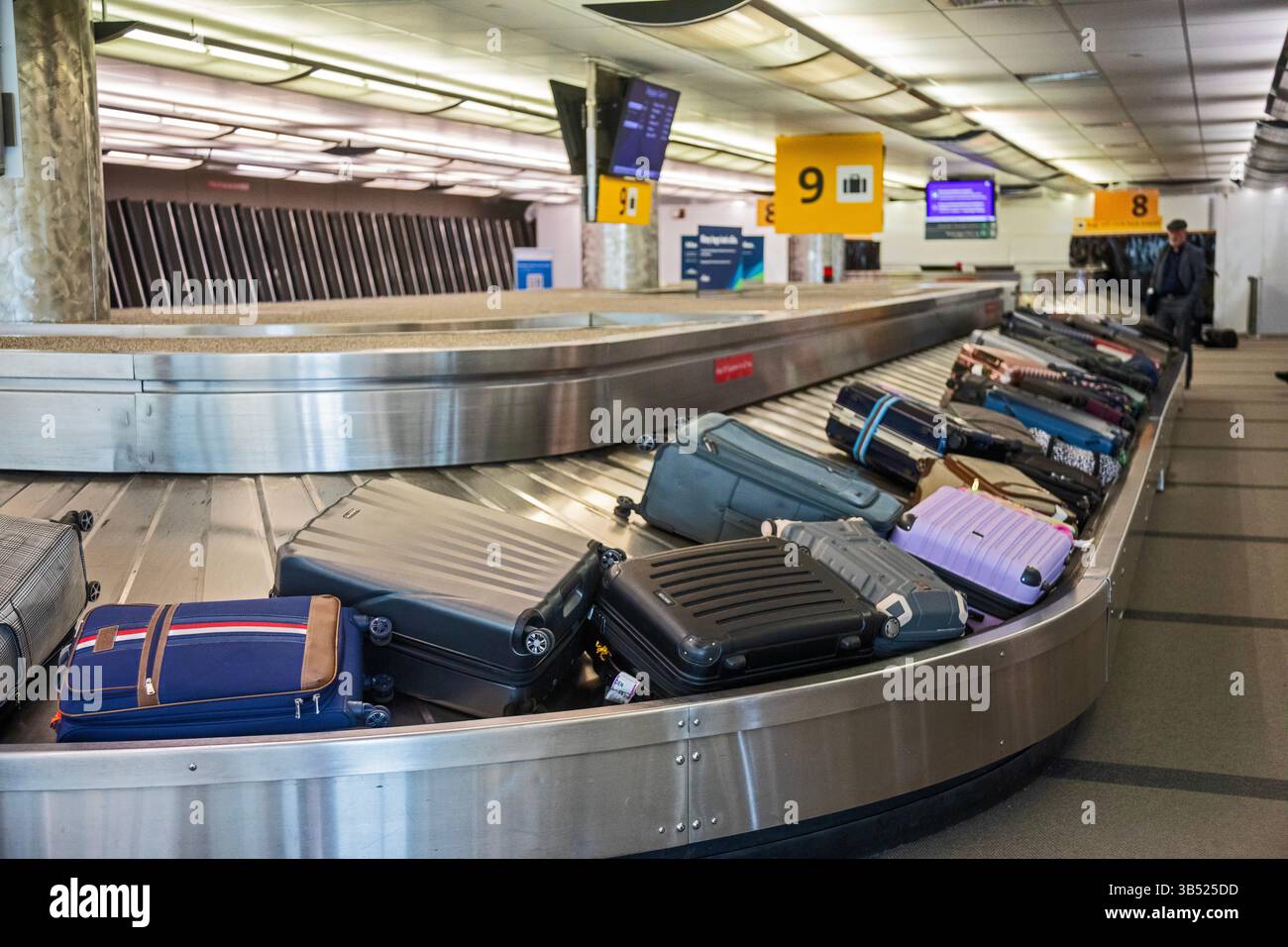 Denver, Colorado - A baggage claim carousel at Denver International ...