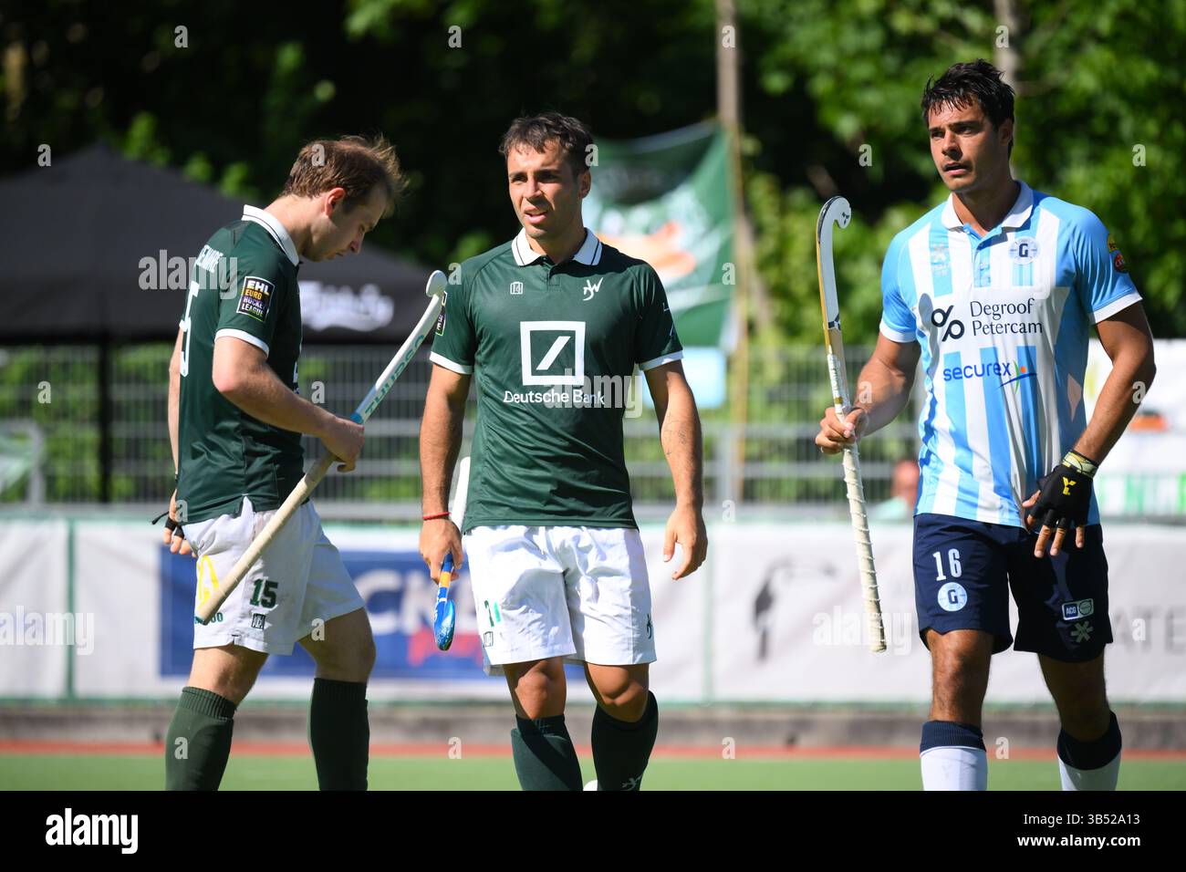 Waterloo, Belgium. 01st May, 2025. Watducks's Thomas Micael Domene and ...