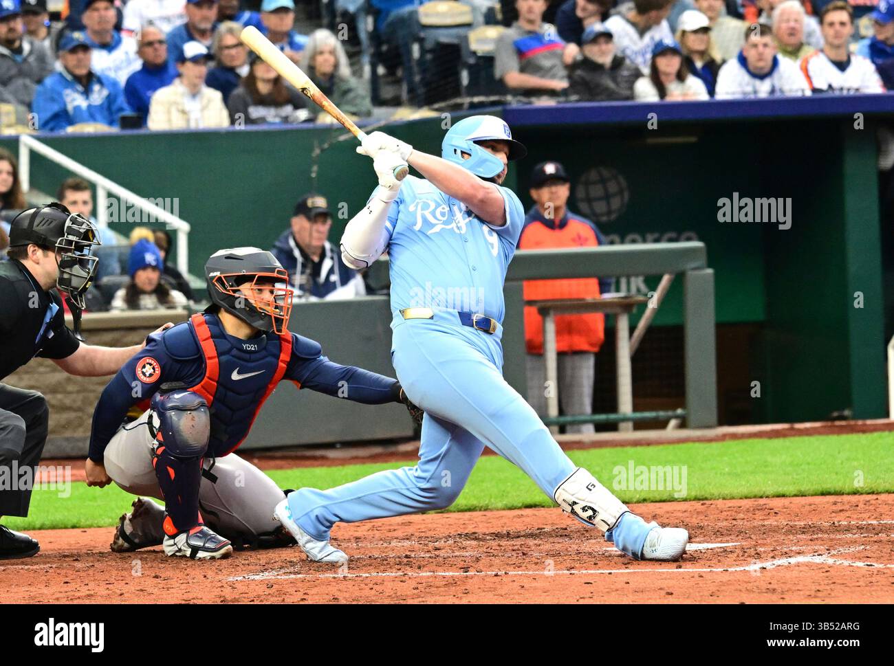 KANSAS CITY, MO - APRIL 26: Kansas City Royals designated hitter Vinnie ...