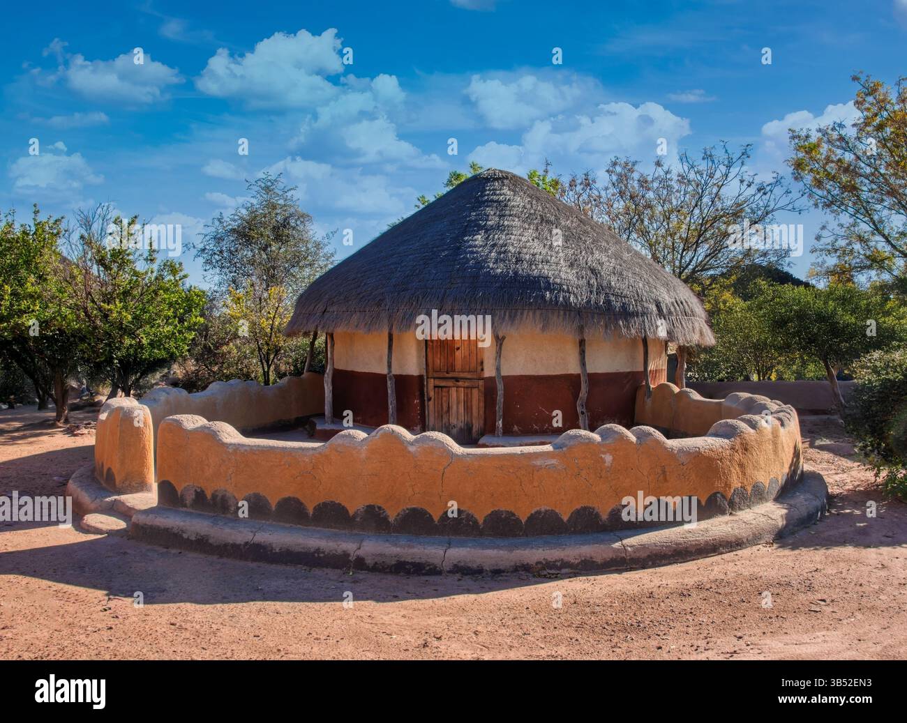 Typical african village hi-res stock photography and images - Alamy