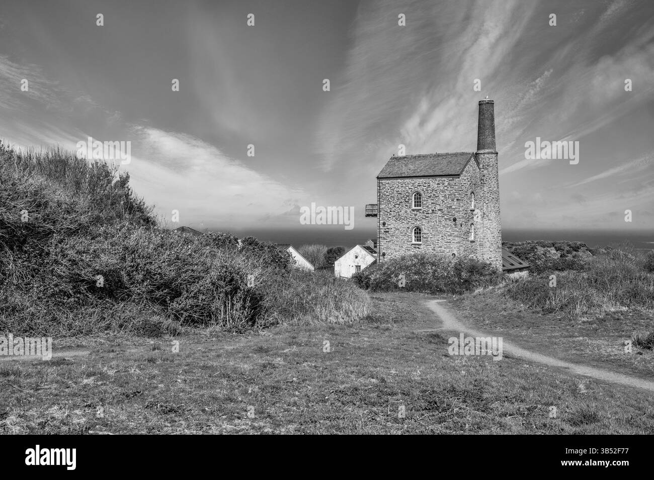 Cornwall seaside towns Black and White Stock Photos & Images - Alamy