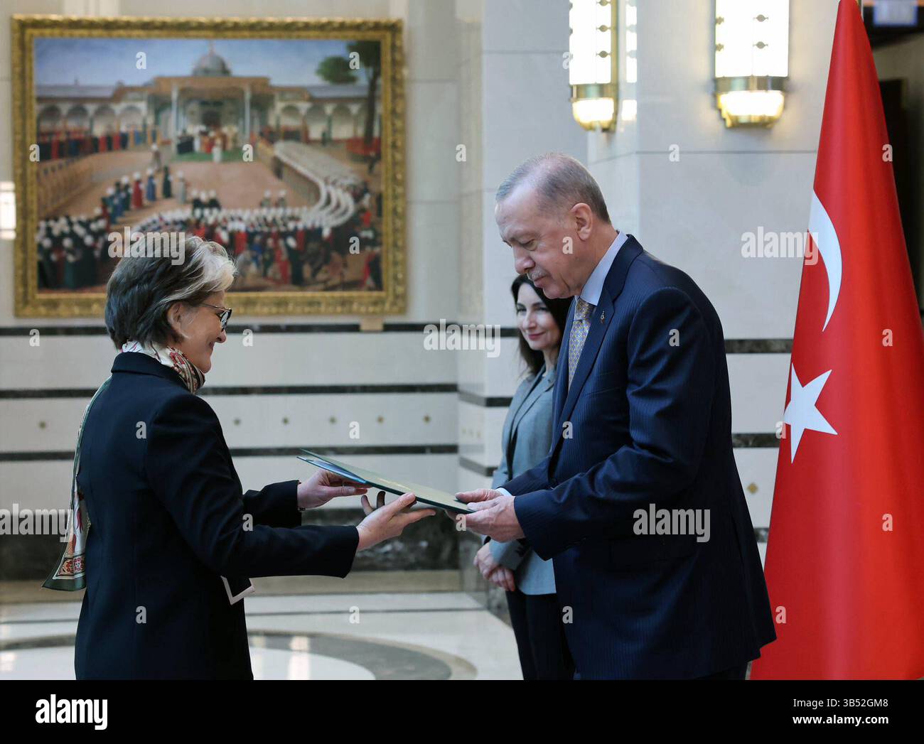 Turkish President Recep Tayyip Erdoan receives the new Brazilian Ambassador to Turkey Turkish ...