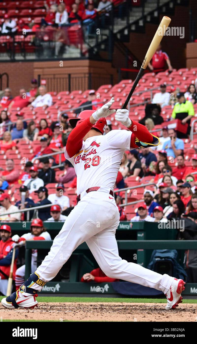 ST. LOUIS, MO -APRIL 02: St. Louis Cardinals third baseman Nolan ...