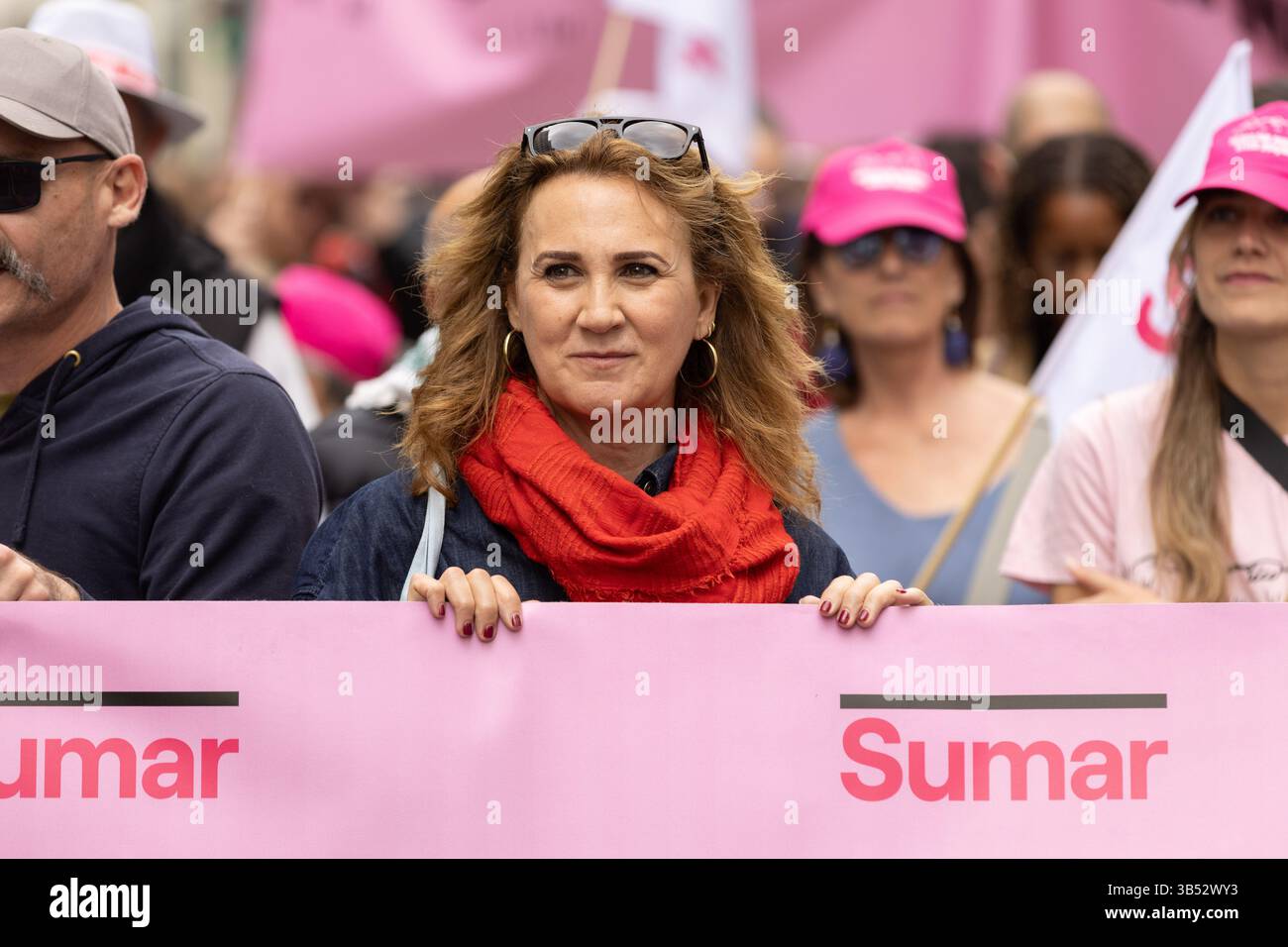 Madrid, Madrid, SPAIN. 1st May, 2025. The SUMAR leader, ESTRELLA GALAN ...