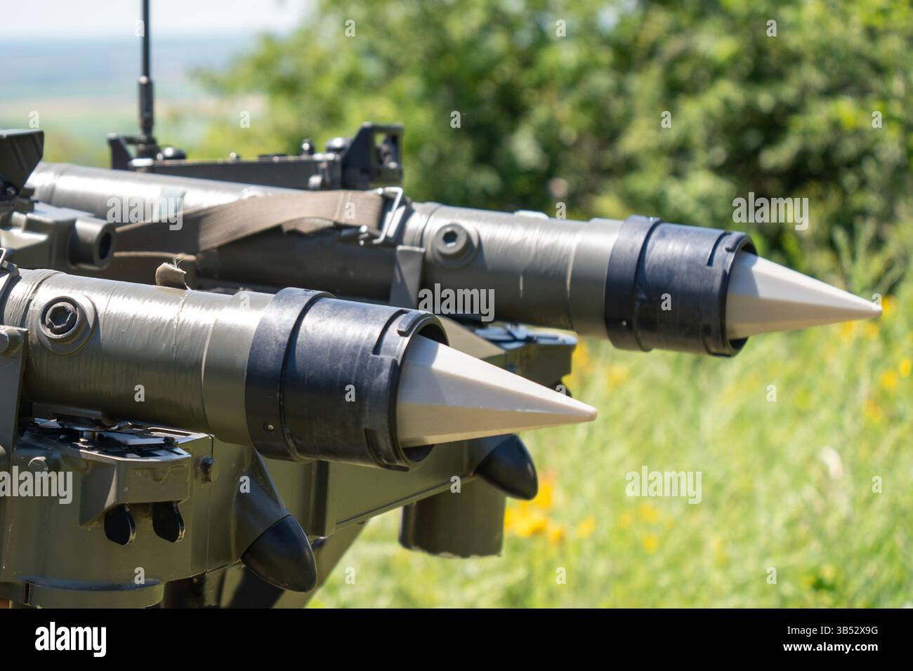French-made Missile Transportable Anti-aérien Léger (MISTRAL) short ...