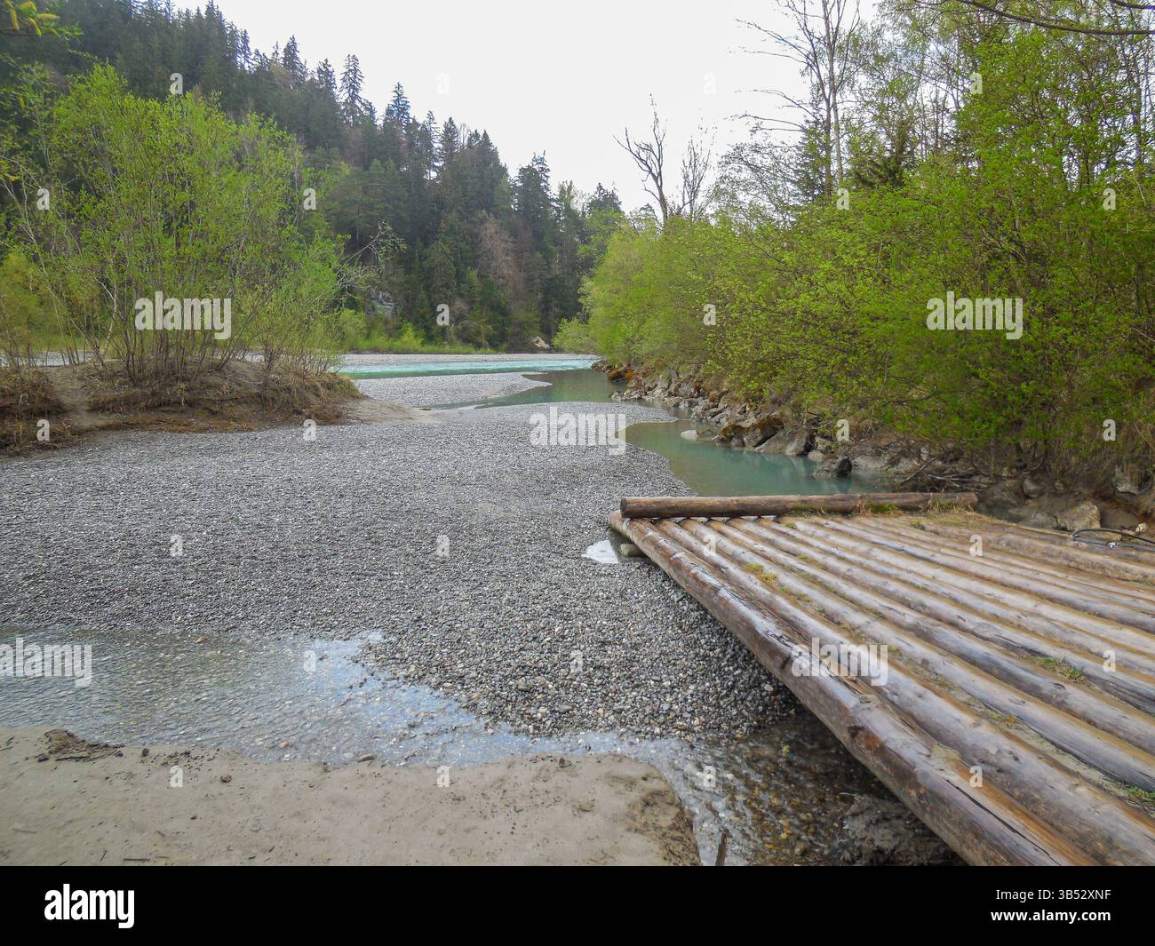 Scenic mountain river in slow hi-res stock photography and images - Alamy