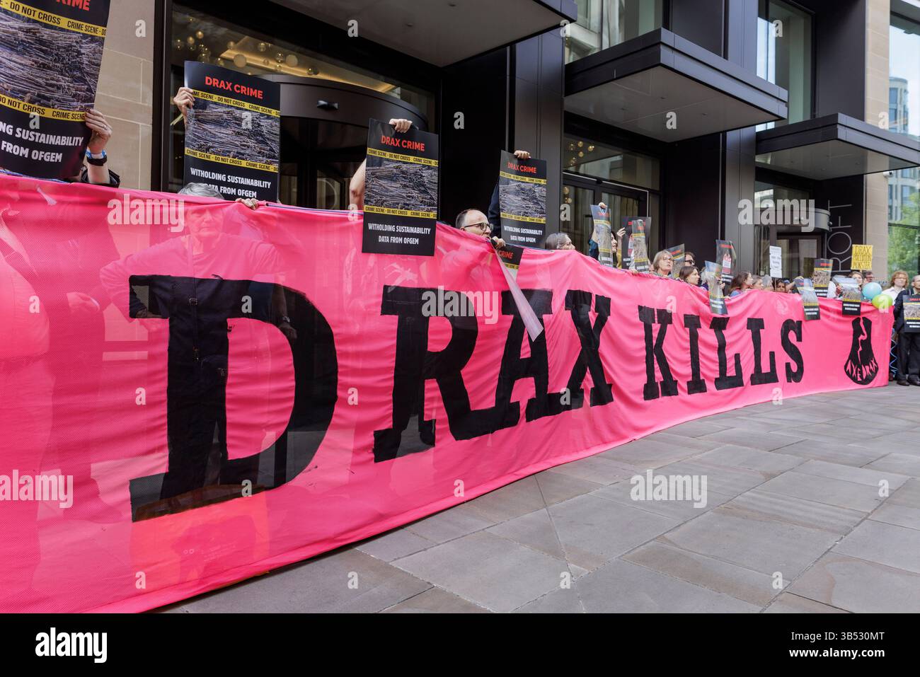 1st May 2025. Drax AGM, City of London. Drax Power Station is the UK's ...