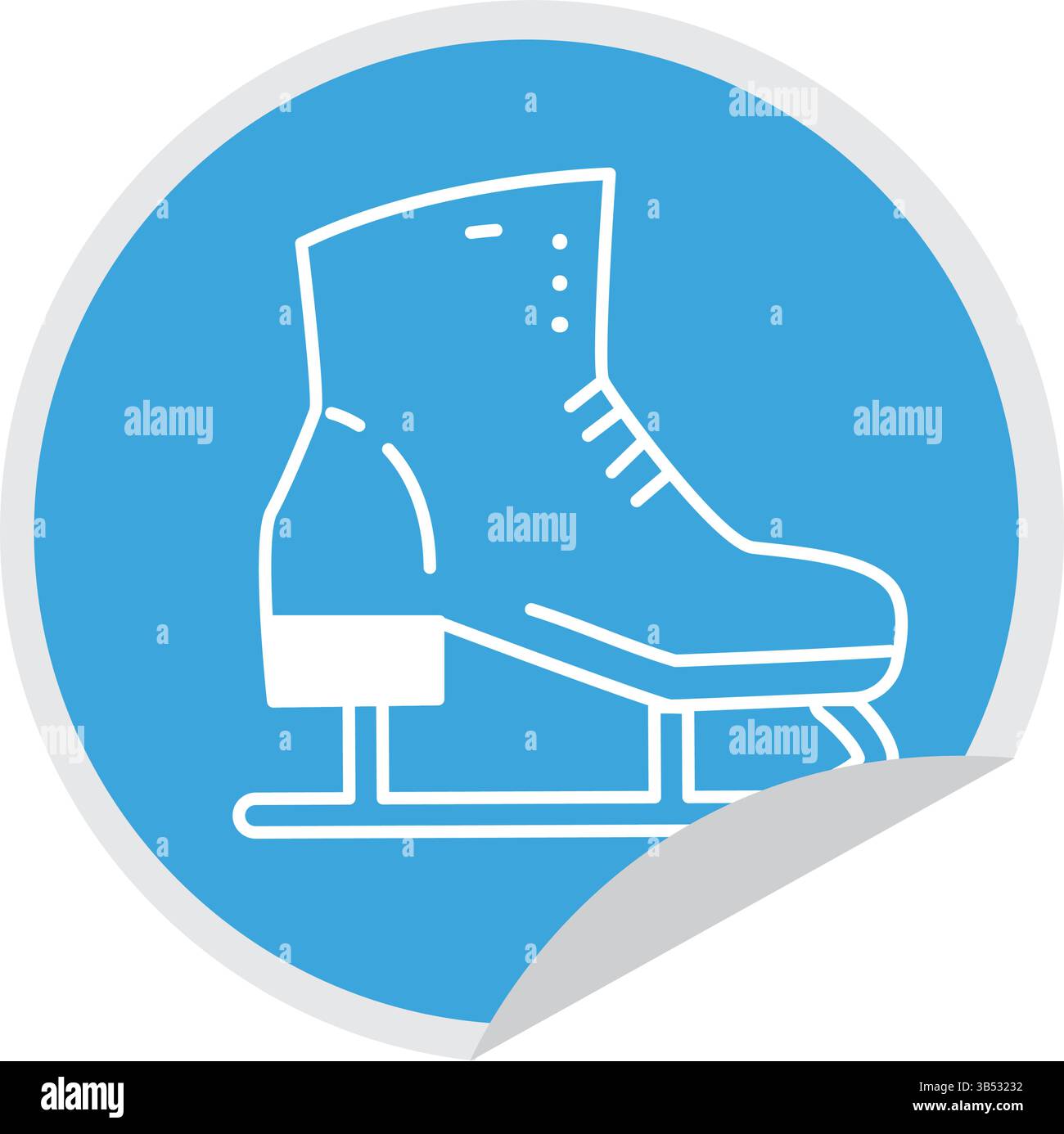 Frozen ice skating surface Stock Vector Images - Alamy