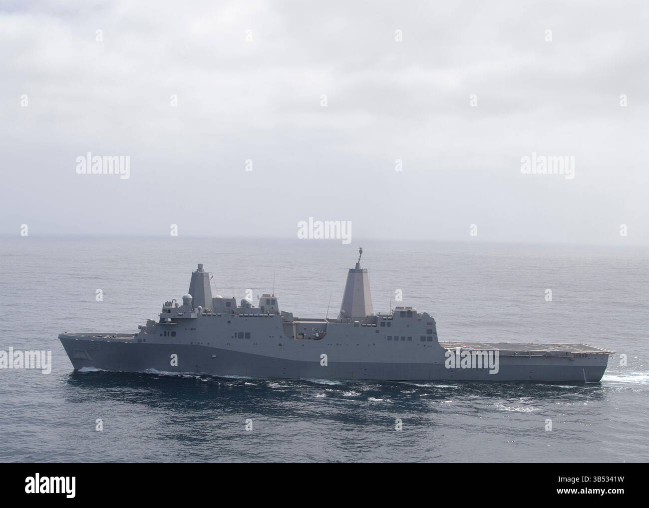 April 13, 2022, USS Anchorage, United States: The U.S. Navy San Antonio ...